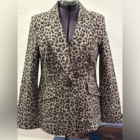 CAbi | Jackets & Coats | Leopard Print Jacket | Poshmark
